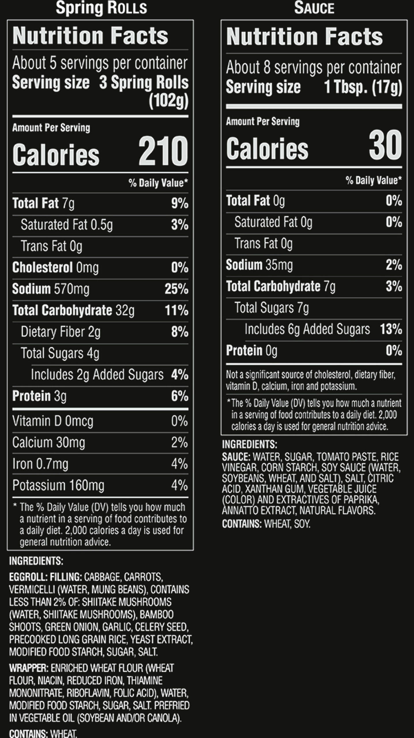 Vegetable Mini Spring Rolls, Heat & Eat 15-count, 22.5oz - Tai Pei