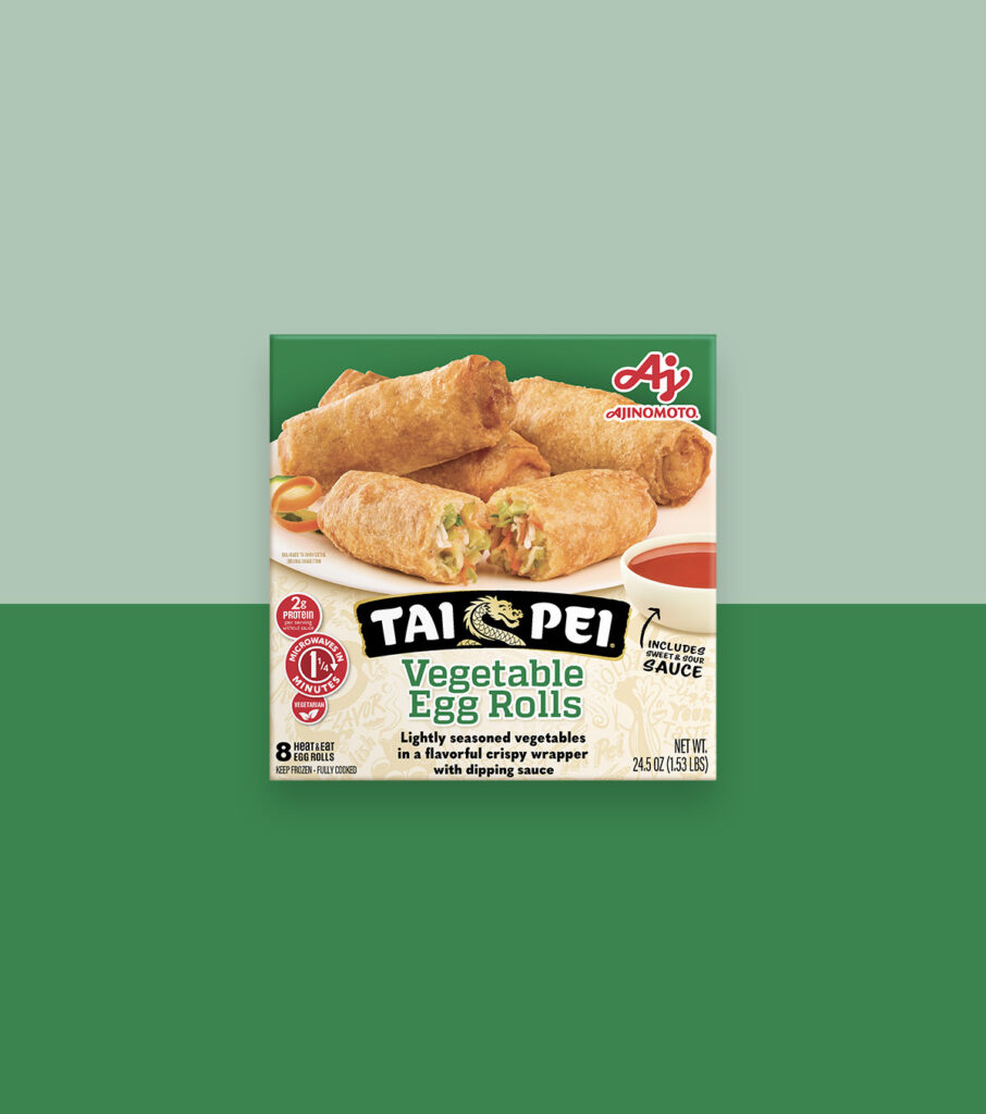 Vegetable Egg Rolls, Heat & Eat 8-count, 24.5oz - Tai Pei