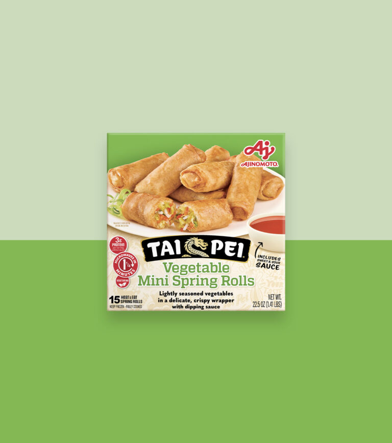 Vegetable Mini Spring Rolls, Heat & Eat 15-count, 22.5oz - Tai Pei