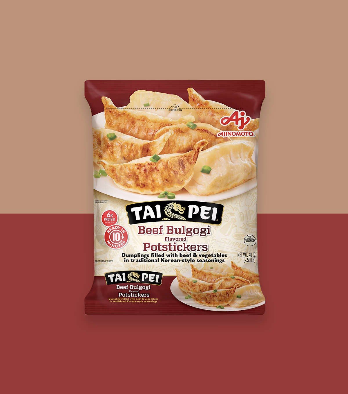 Beef Bulgogi Flavored Potstickers, 40oz - Tai Pei