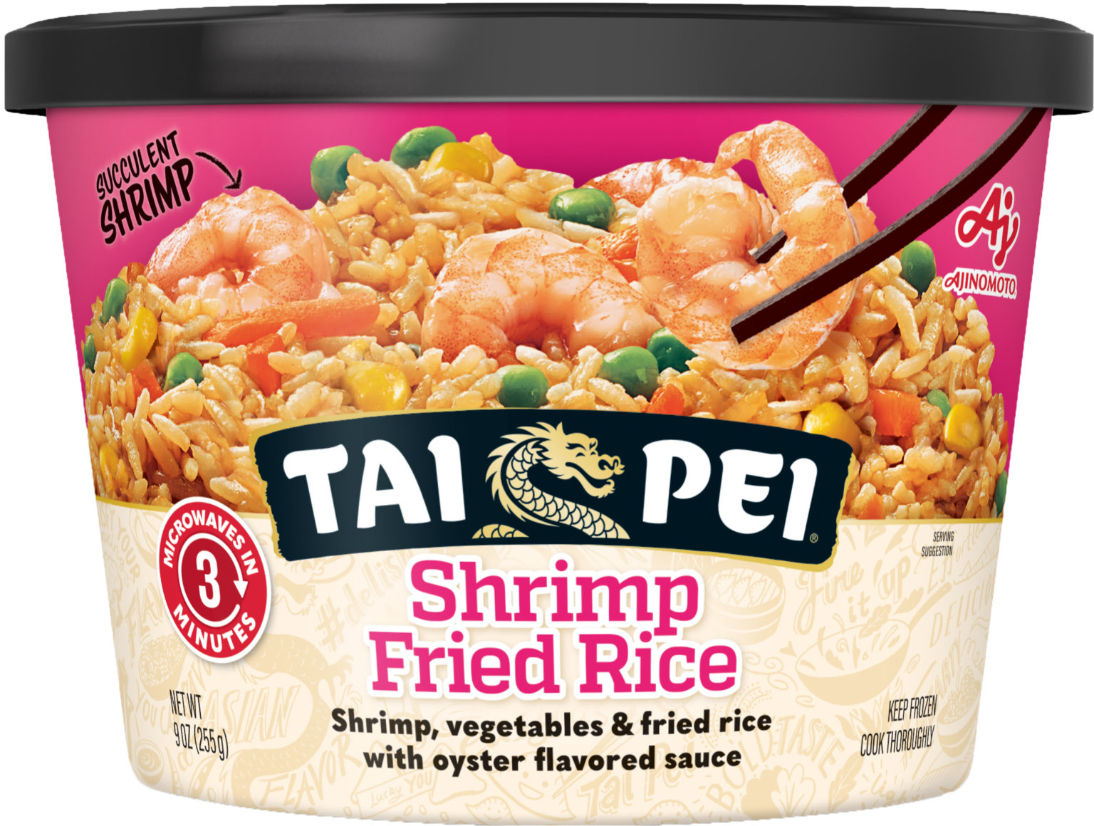 Chicken Fried Rice Frozen Meal, 11oz - Tai Pei