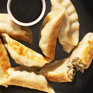 Pork Potstickers with Sauce, 46.5oz - Tai Pei