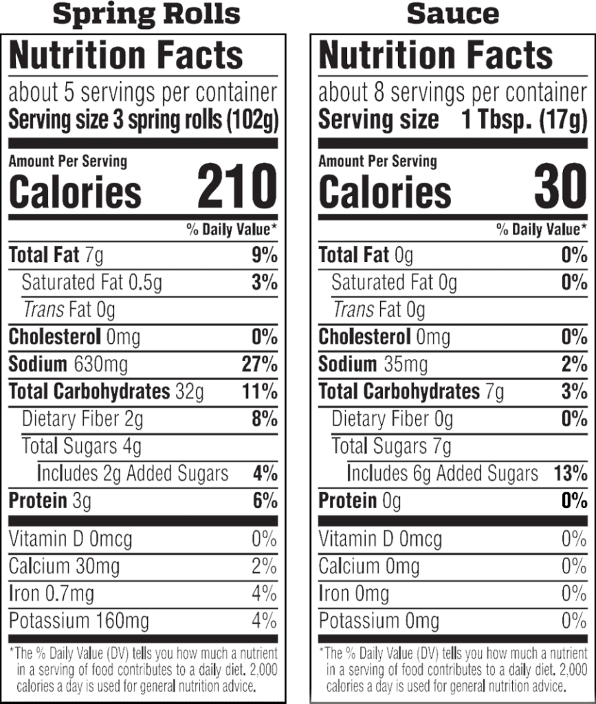 Vegetable Mini Spring Rolls, Heat & Eat 15-count, 22.5oz - Tai Pei