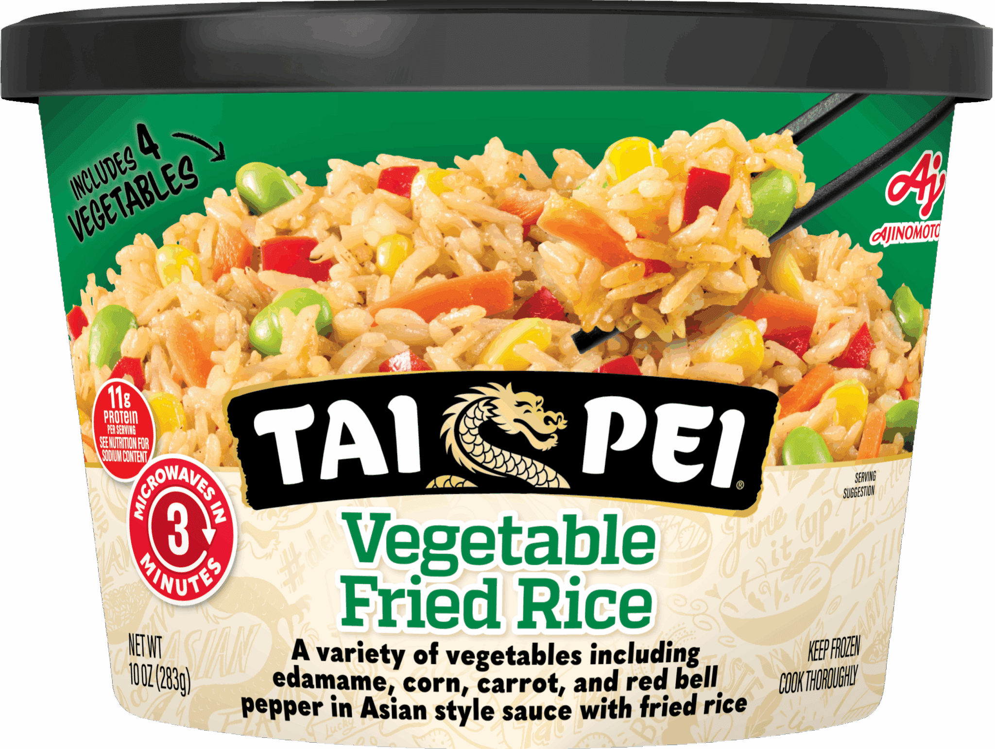 Chicken Fried Rice Frozen Meal, 11oz - Tai Pei